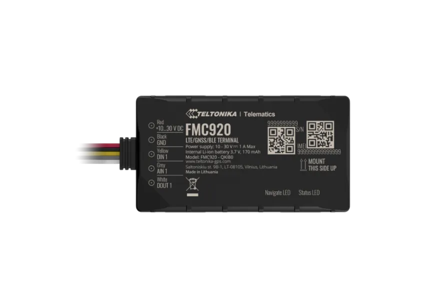 TELTONIKA FMC920-E 4g lte automobilinis gps sekiklis